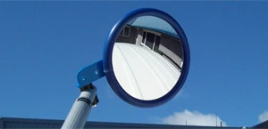 Inspection mirrors for vehicle testing and security inspection