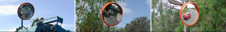 outdoor stainless steel traffic safety mirrors